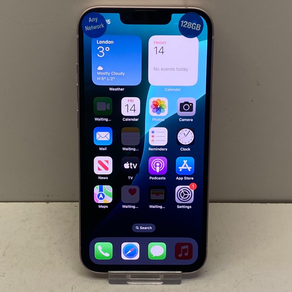 Used Apple iPhone 13 Unlocked Model A2633 128GB in Pink - Own4Less